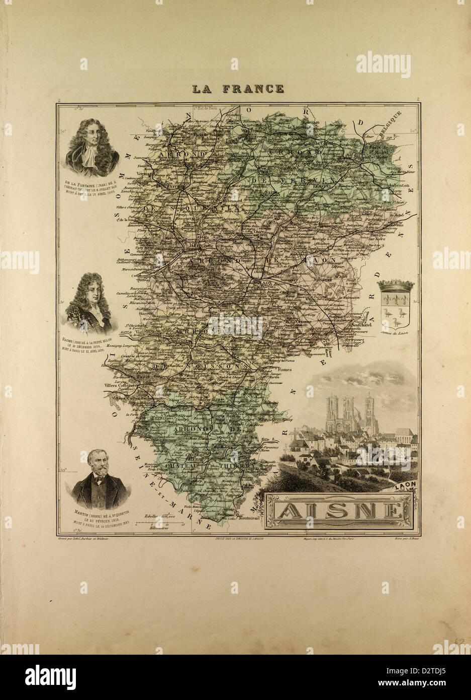 Aisne map hi-res stock photography and images - Alamy
