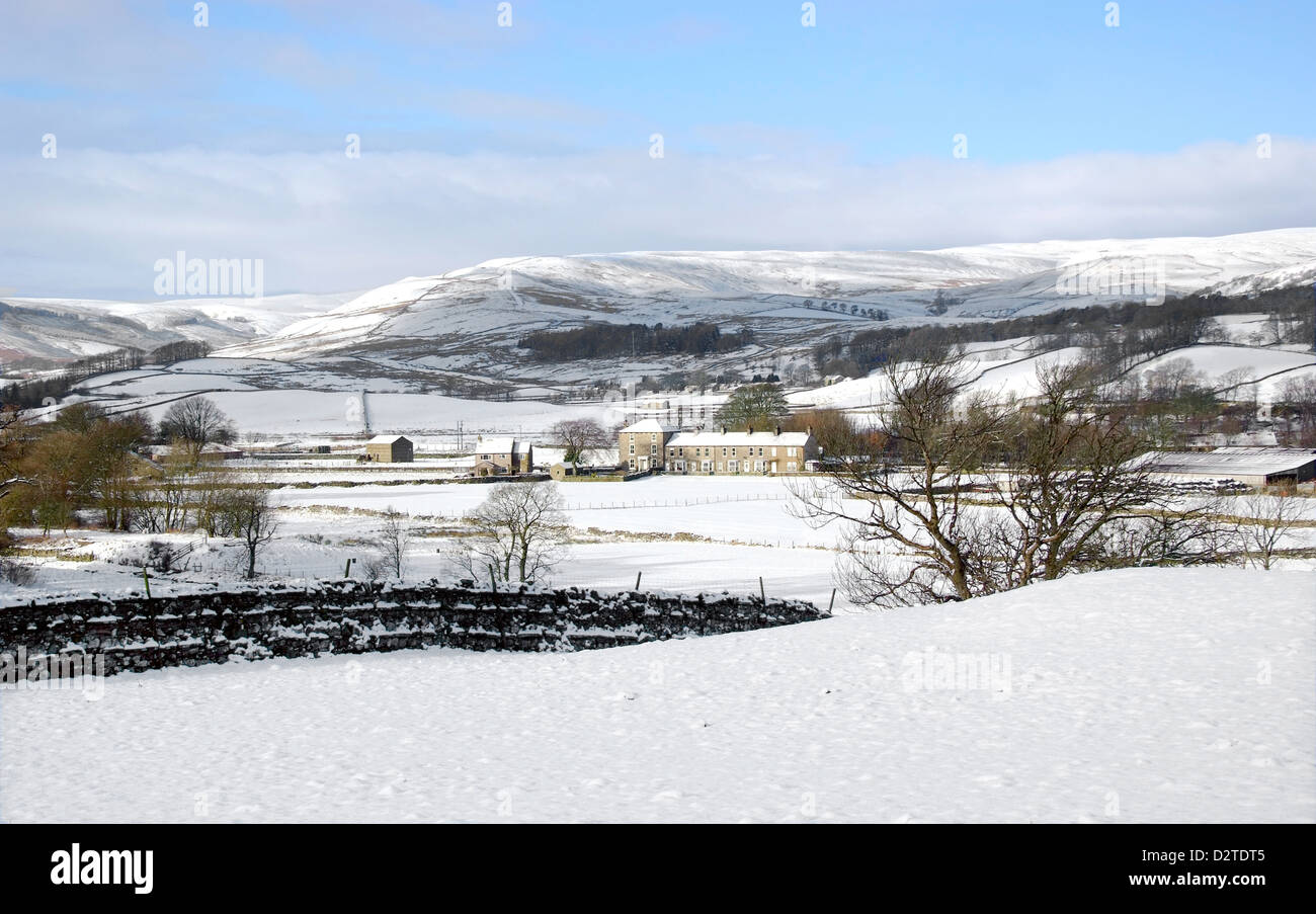 Yorkshire dales in snow hi-res stock photography and images - Alamy
