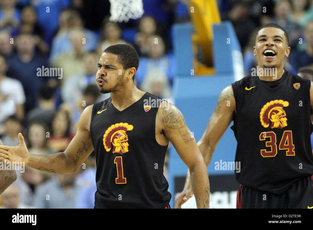 Jan 30, 2013 - Los Angeles, California, U.S. - Trojan point guard Jio ...