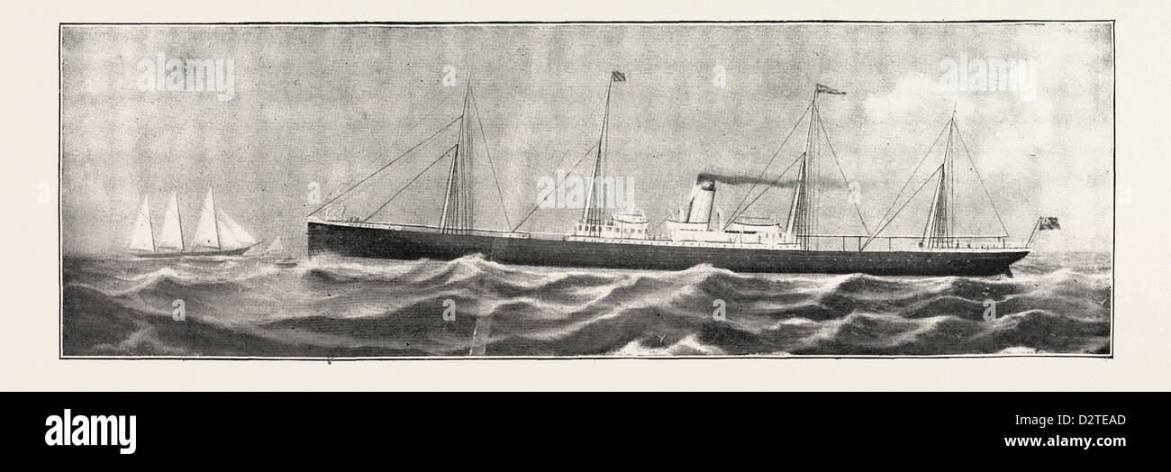 THE S.S. "CHESHIRE," THE NEW STEAMER FOR RANGOON AND BURMA DIRECT Stock ...