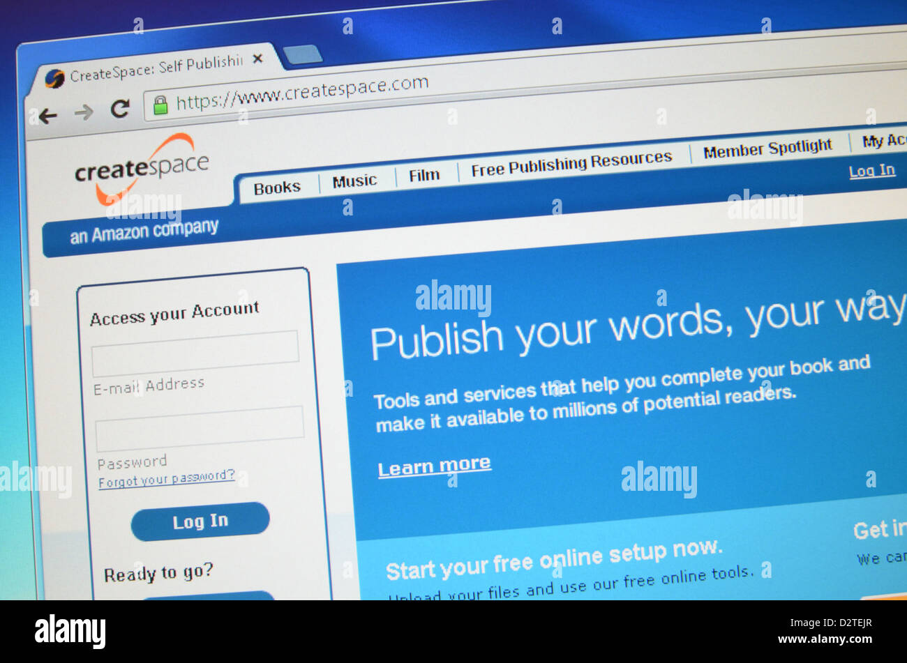 Create space hi-res stock photography and images - Alamy