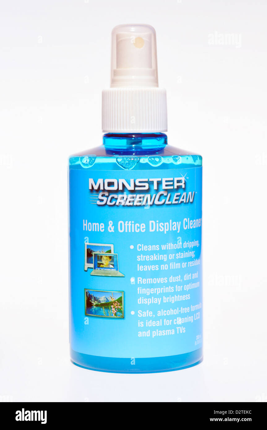 Computer screen cleaner Stock Photo - Alamy