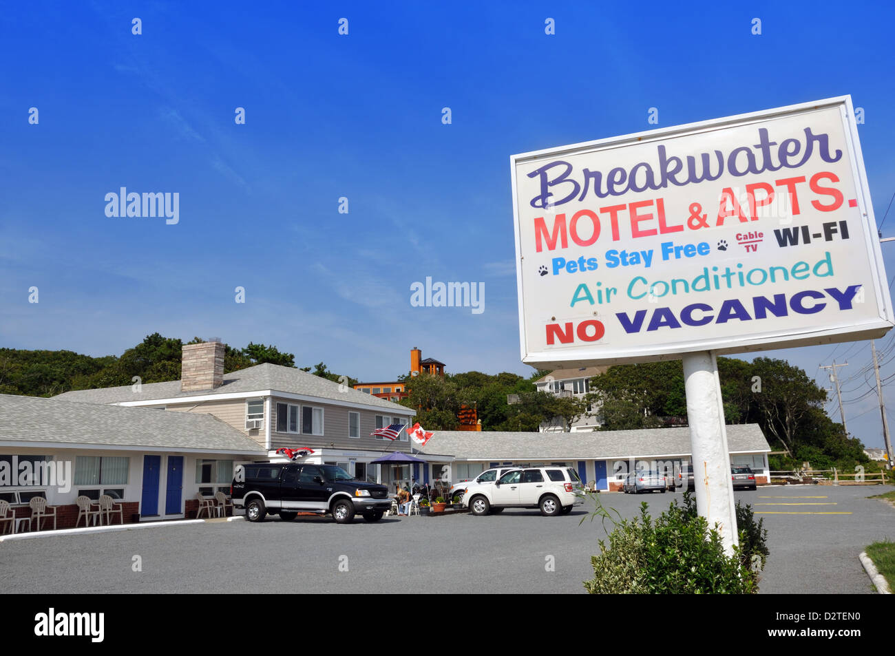 Breakwater motel in Cape Cod, Massachusetts, USA Stock Photo - Alamy