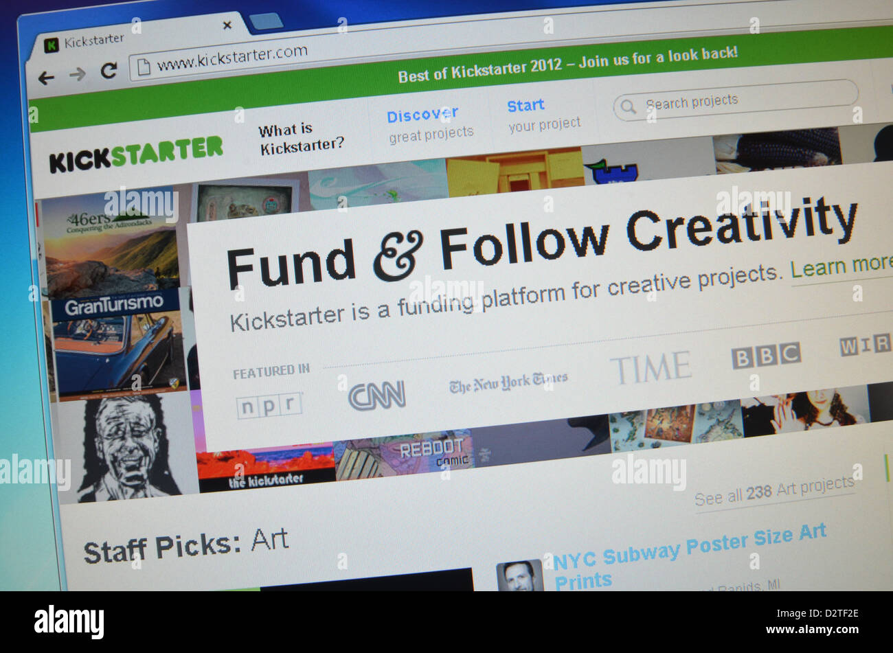 Kickstarter hi-res stock photography and images - Alamy