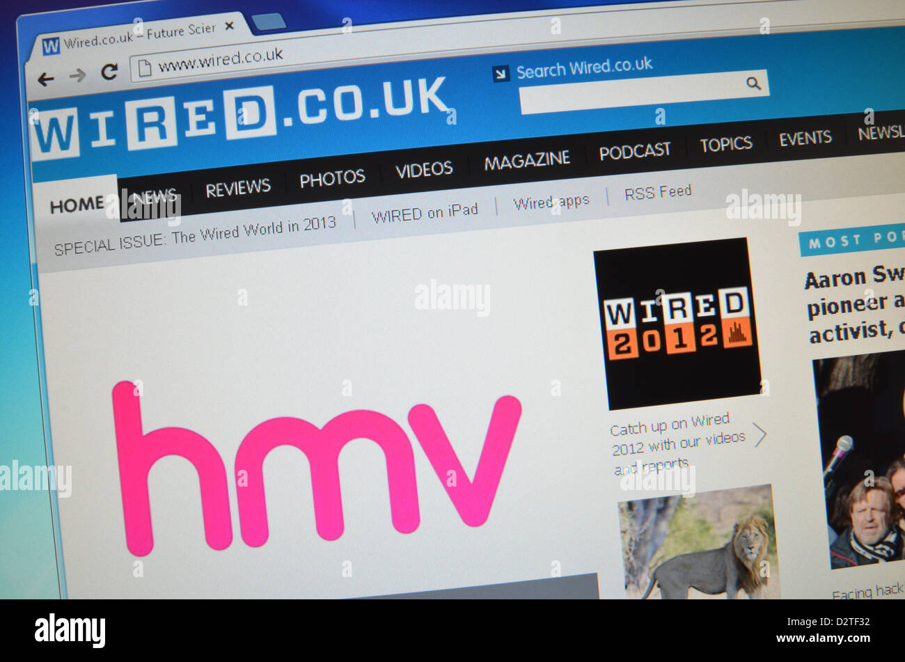 Wired hi-res stock photography and images - Alamy