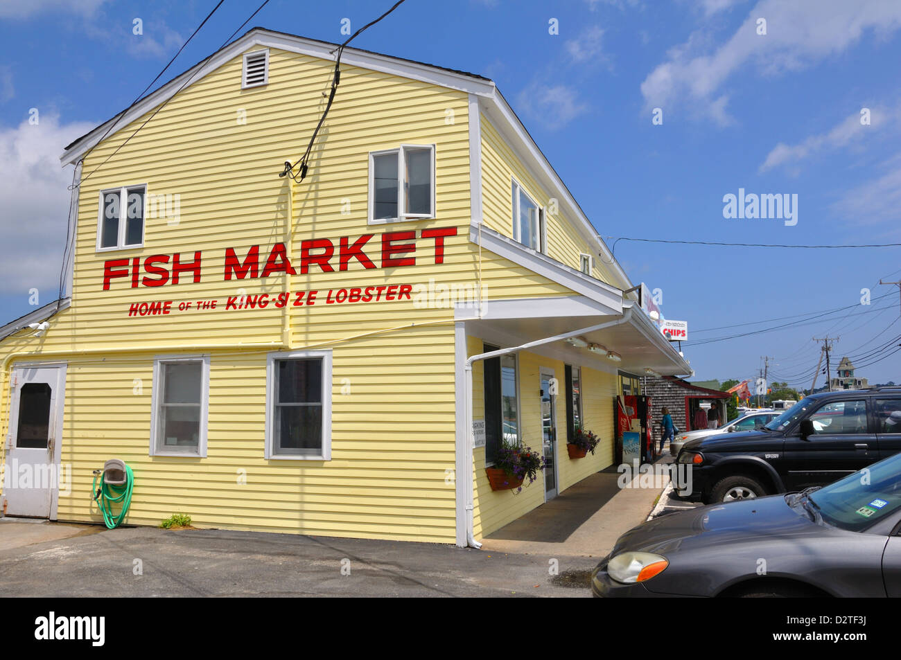 Fish Market, Nauset, Cape Cod, Massachusetts, USA Stock Photo - Alamy