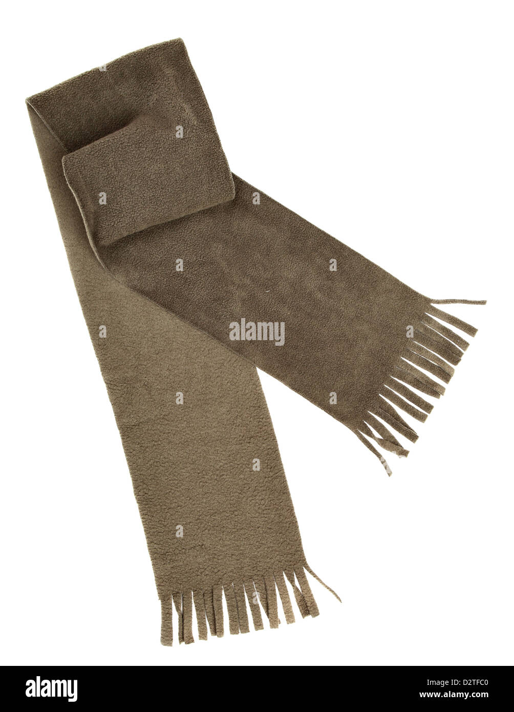 Scarf close up isolated over white background Stock Photo - Alamy