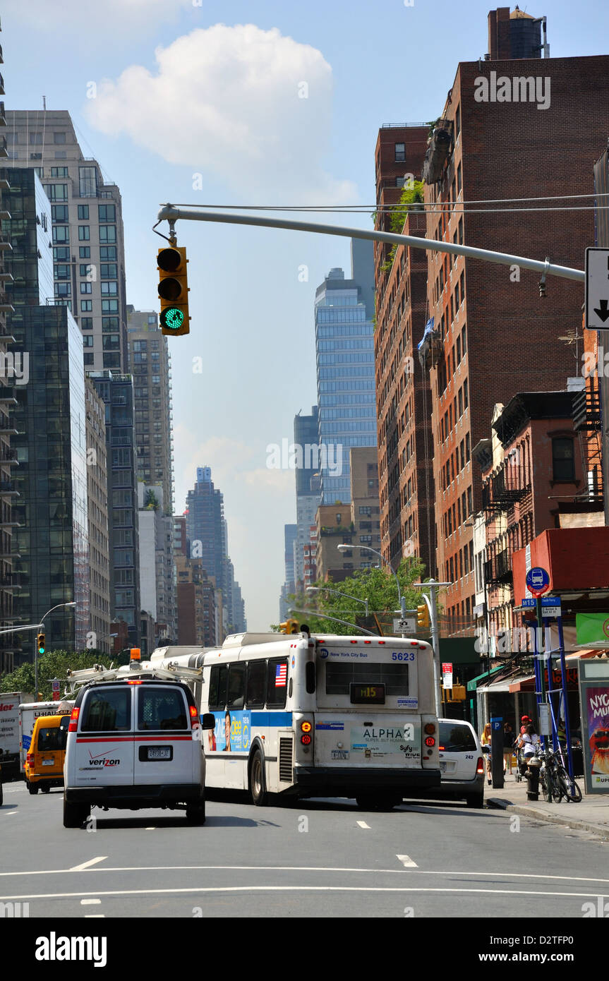 Apartment building block in New York City, USA Stock Photo - Alamy