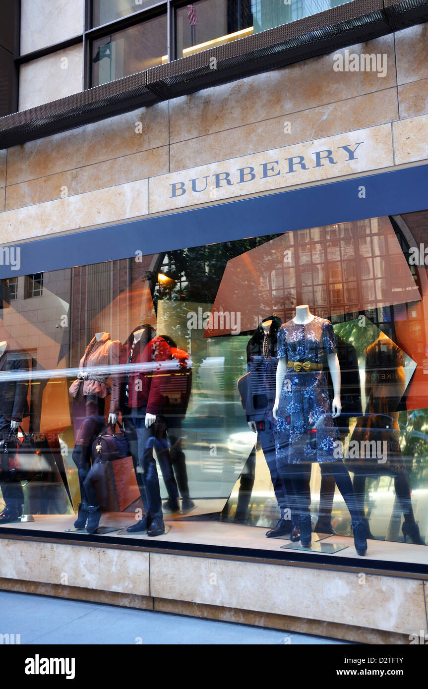 Burberry store shop storefront hi-res stock photography and images - Alamy
