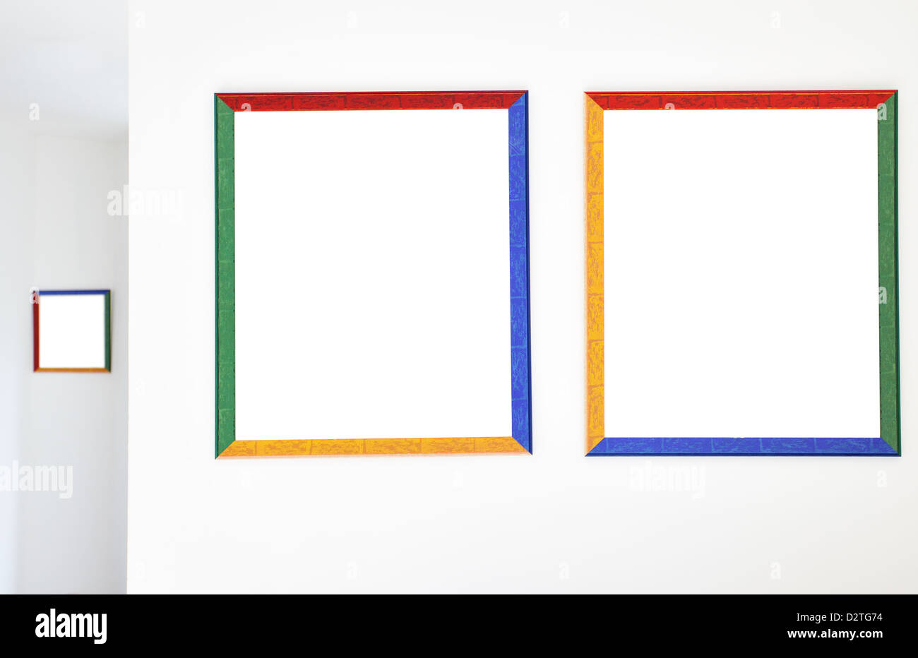 Frames on art gallery wall hi-res stock photography and images - Alamy