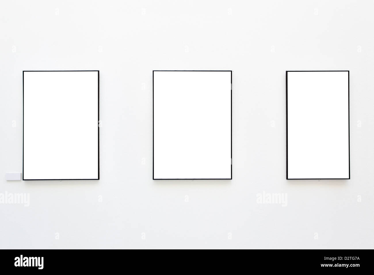 Art gallery wall blank hi-res stock photography and images - Alamy