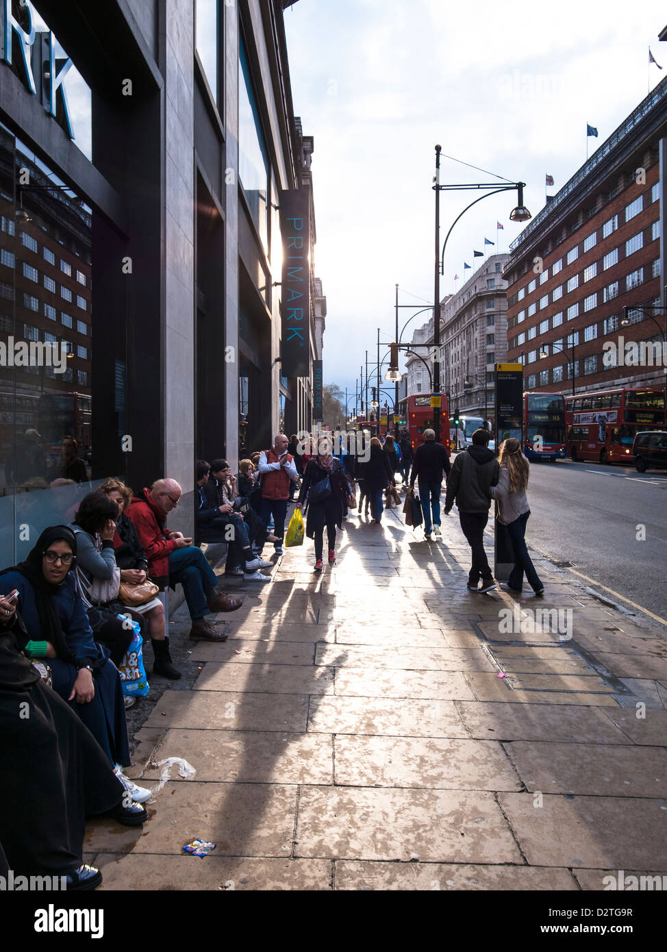 London street in sunset Stock Photo - Alamy