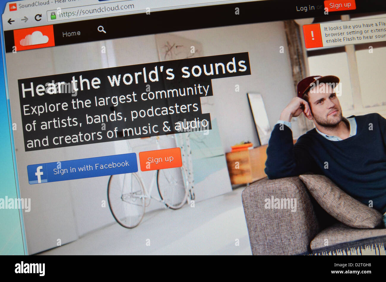 Sound cloud logo hi-res stock photography and images - Alamy