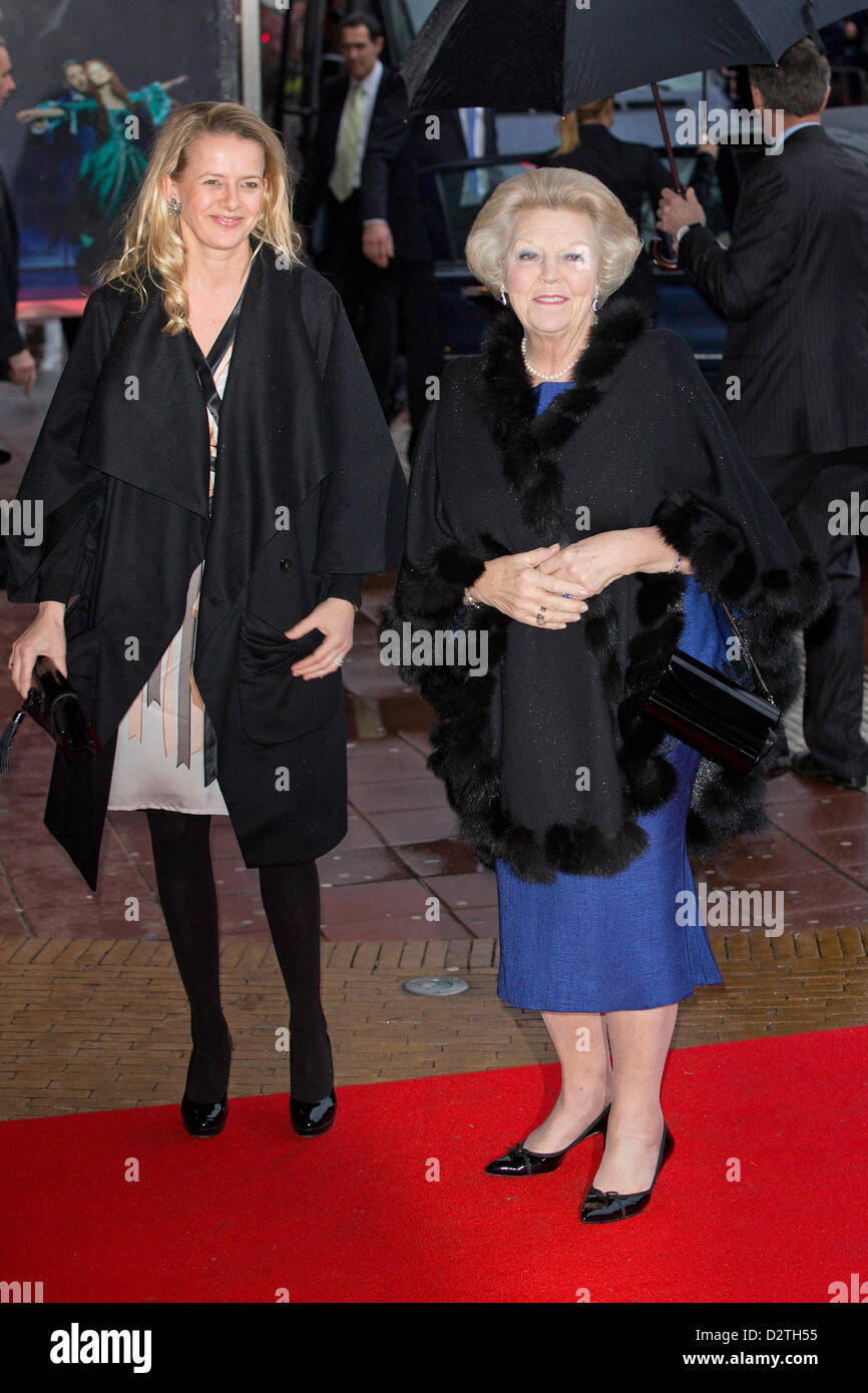 Queen Beatrix and Princess Mabel of The Netherlands attend the 75th ...