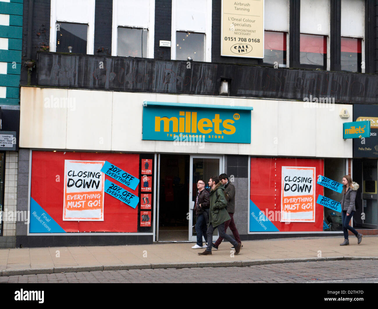 Millets outdoor shop hi-res stock photography and images - Alamy