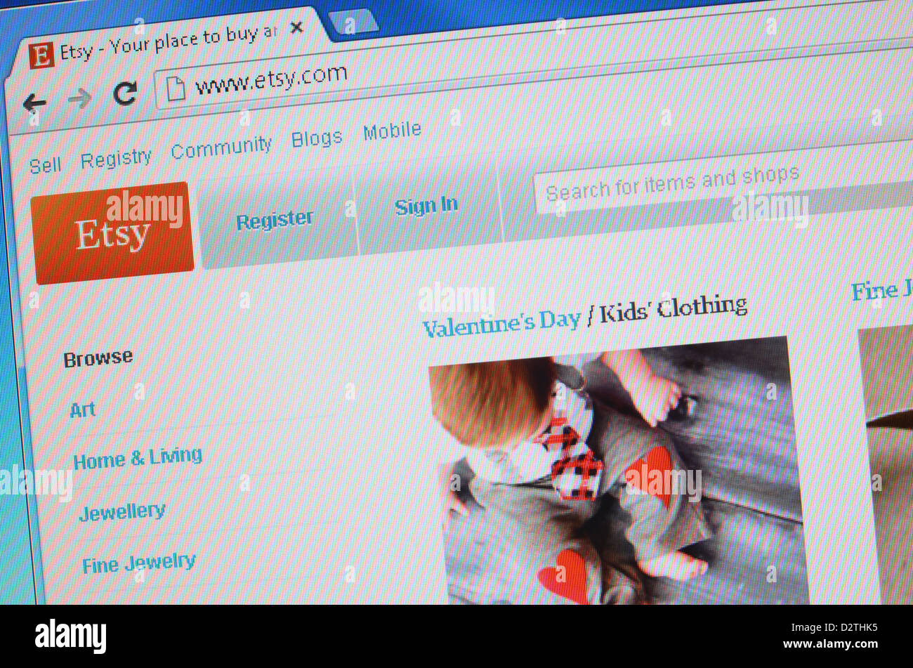 Etsy hi-res stock photography and images - Alamy