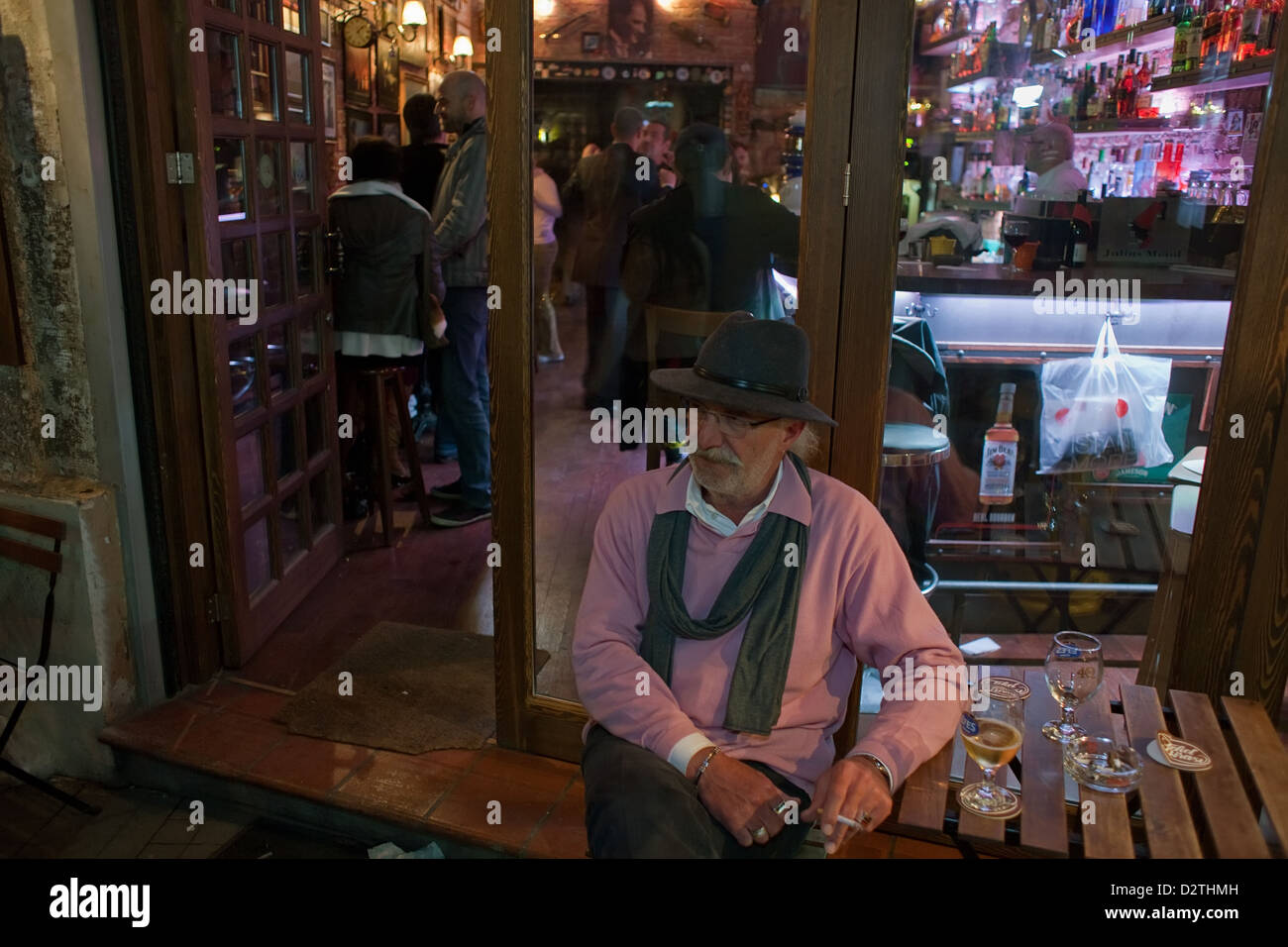 Istanbul, Turkey, owner of a bar in Beyoglu Stock Photo - Alamy