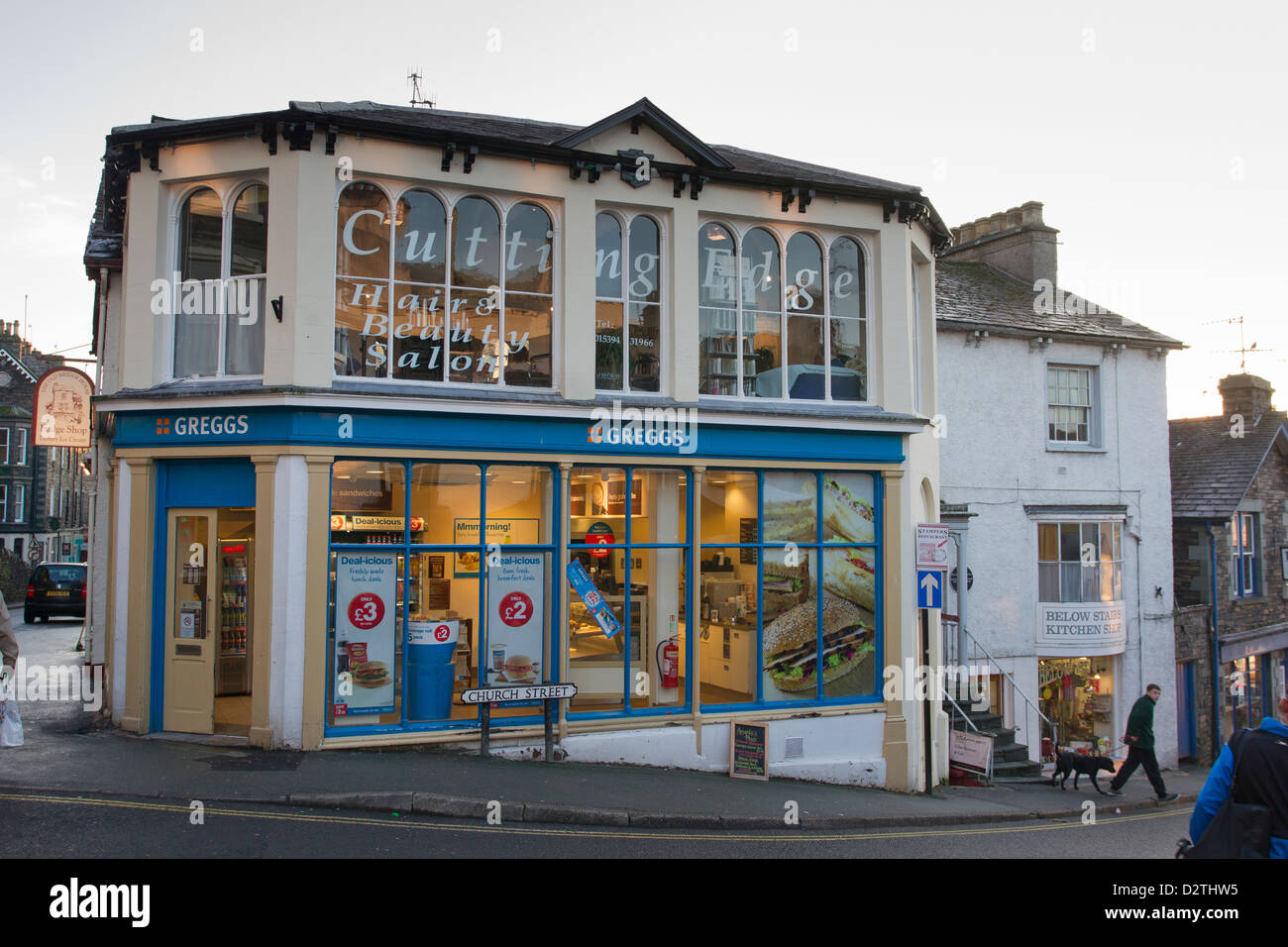 Greggs the bakers Ambleside shop store Stock Photo - Alamy