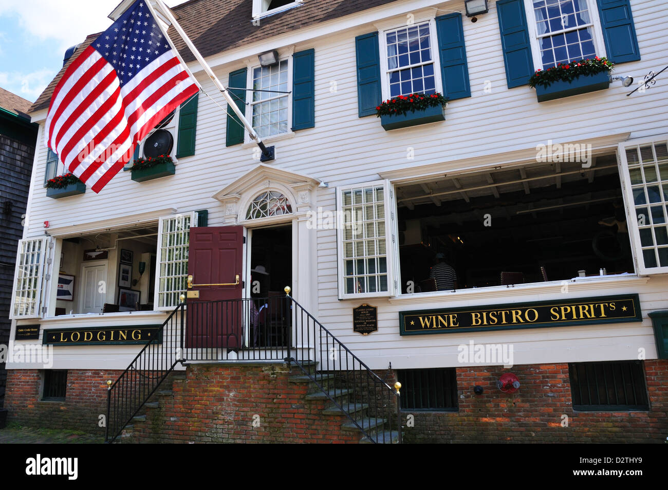 Rhode island newport restaurant restaurants hi-res stock photography ...