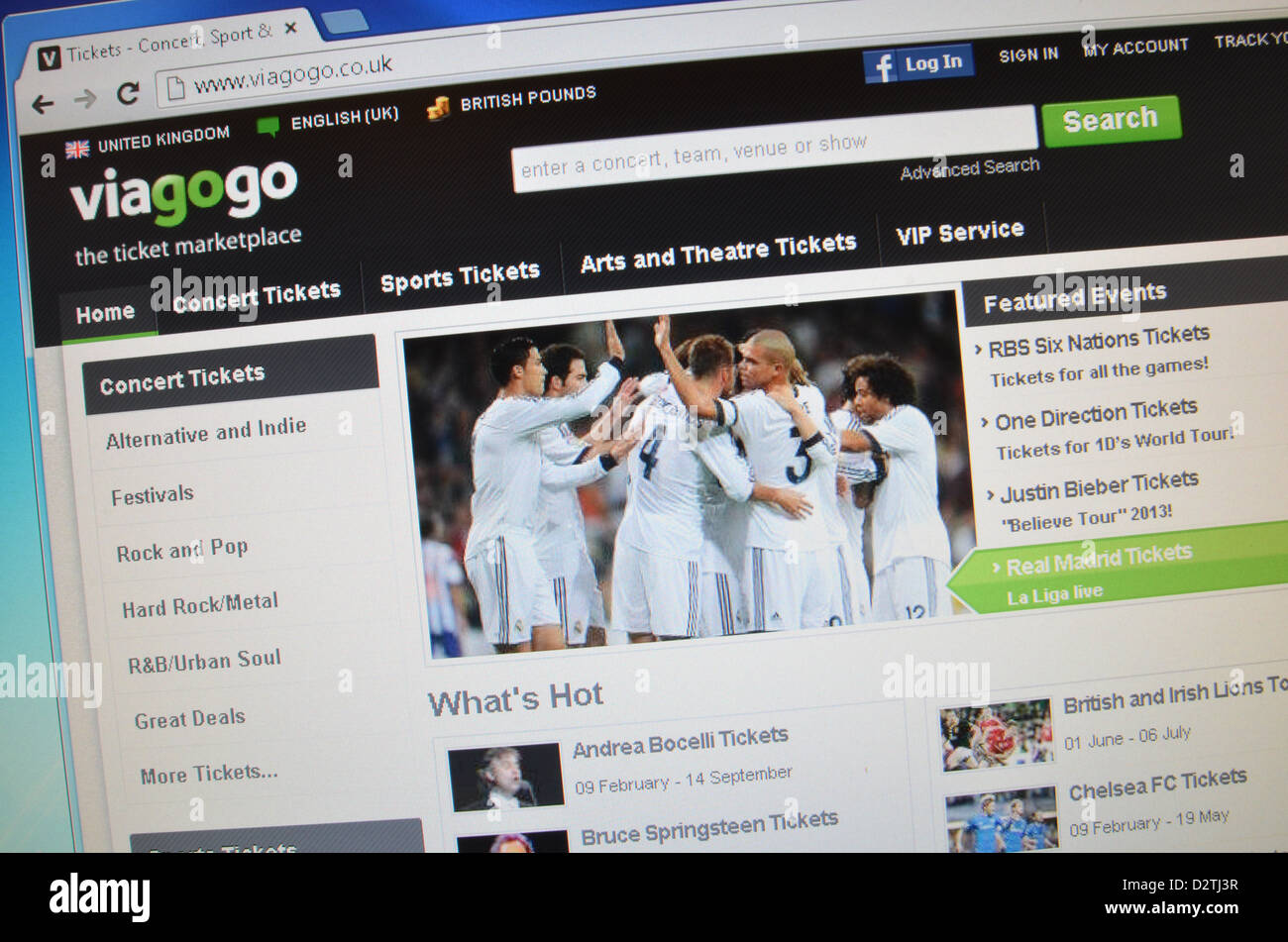 Viagogo logo hi-res stock photography and images - Alamy