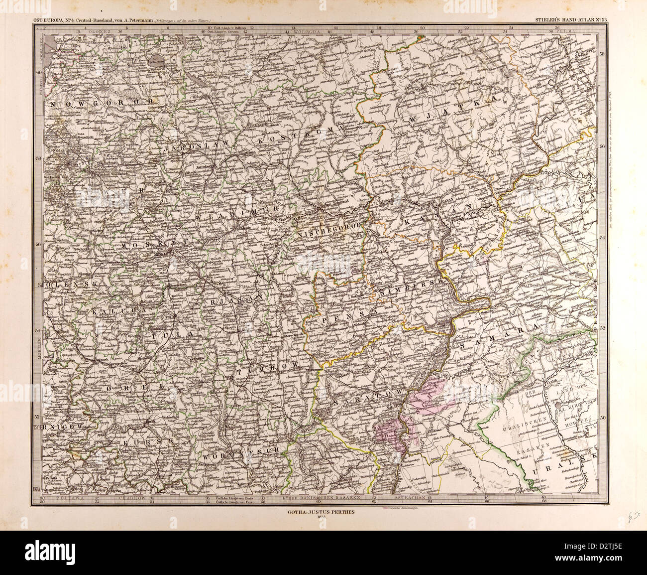 Eastern Europe Map Stock Photo - Alamy