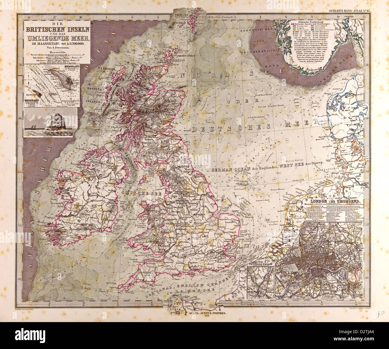 Great Britain Map High Resolution Stock Photography and Images - Alamy