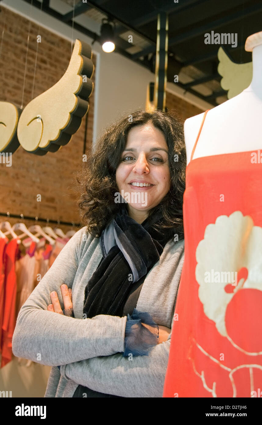 Istanbul, Turkey, Bahar Korcan, an internationally known fashion ...