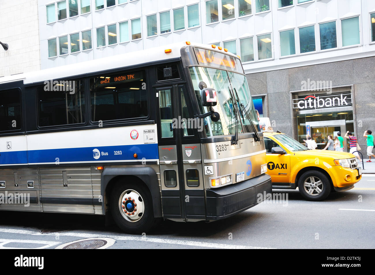 Bus, New York City, USA Stock Photo - Alamy