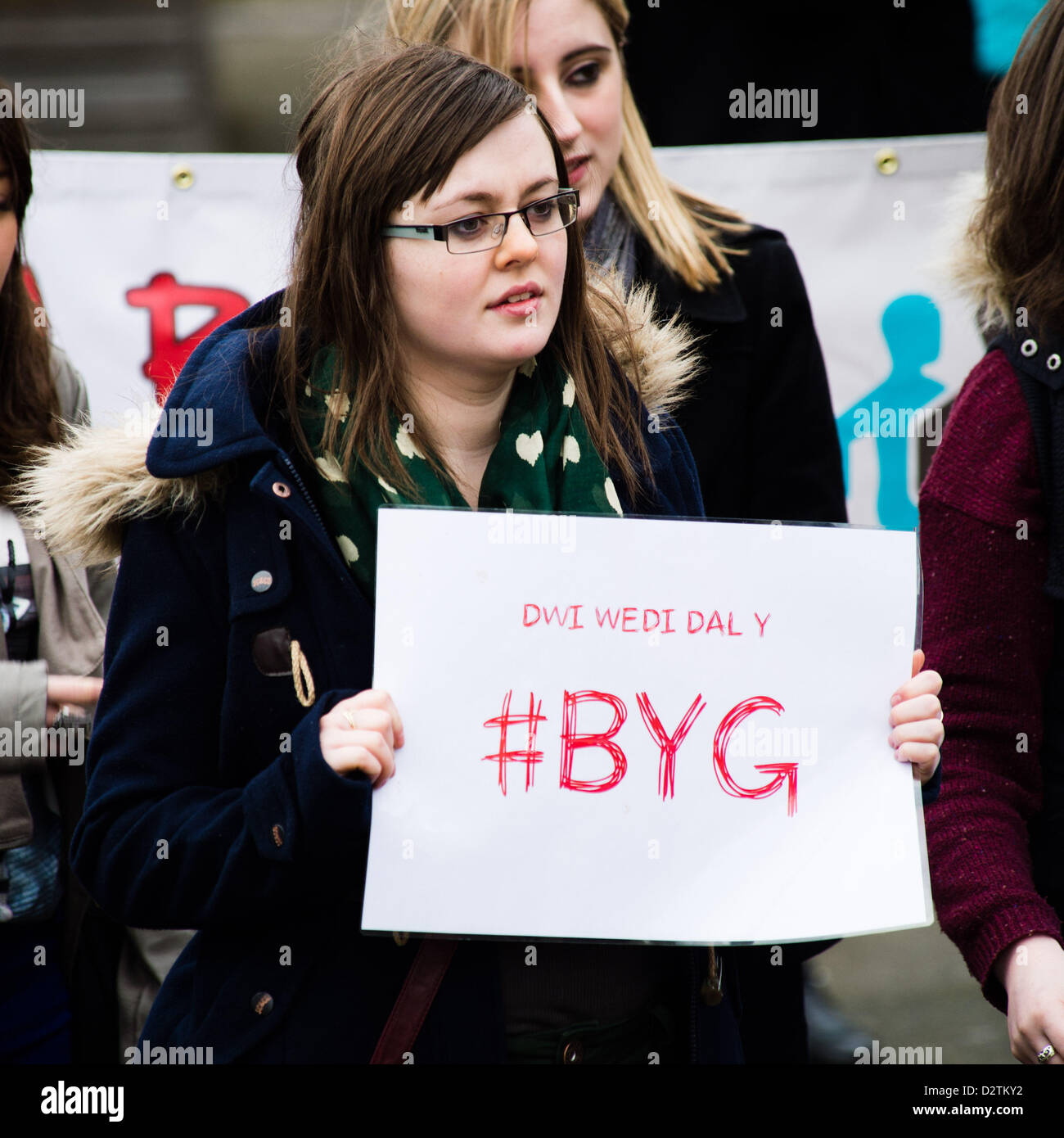 Welsh language campaign hi-res stock photography and images - Alamy