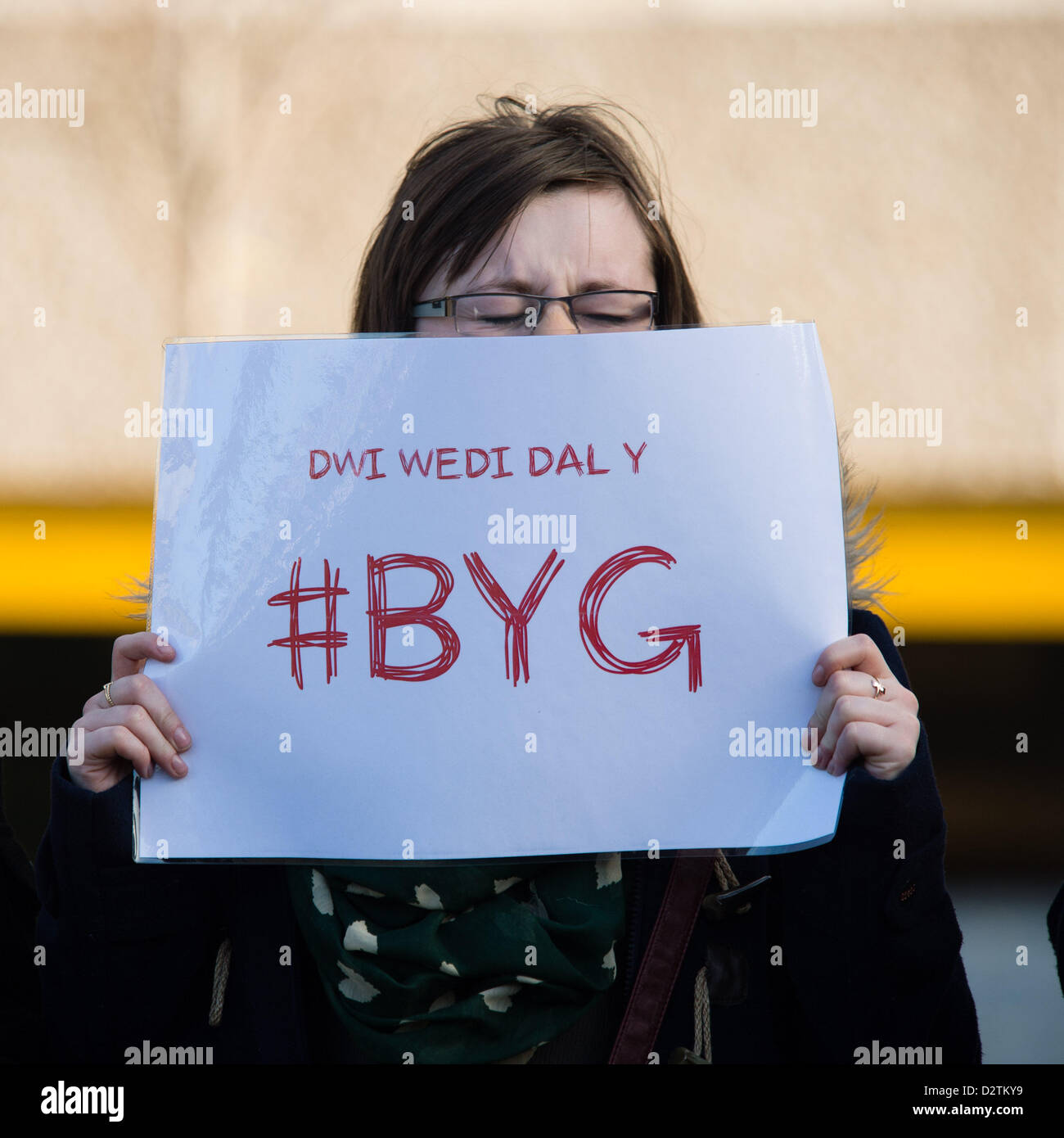 Welsh language campaign hi-res stock photography and images - Alamy