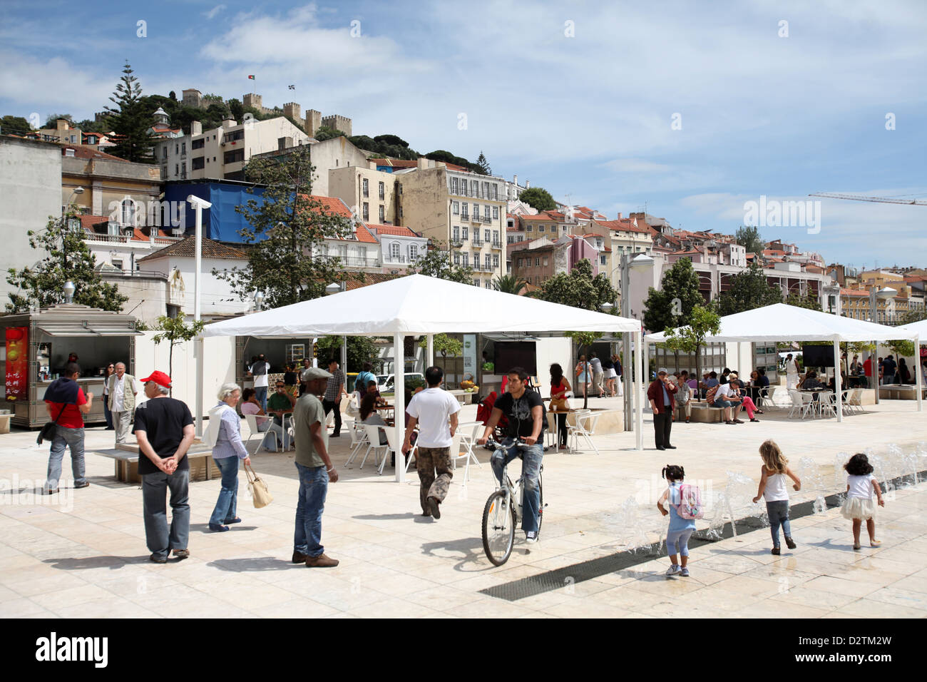 Martim Moniz square, Lisbon, Portugal Stock Photo - Alamy
