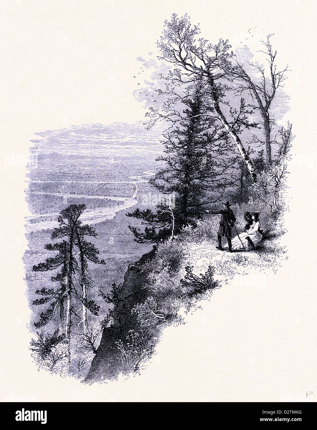 Connecticut river valley seen from hi-res stock photography and images ...