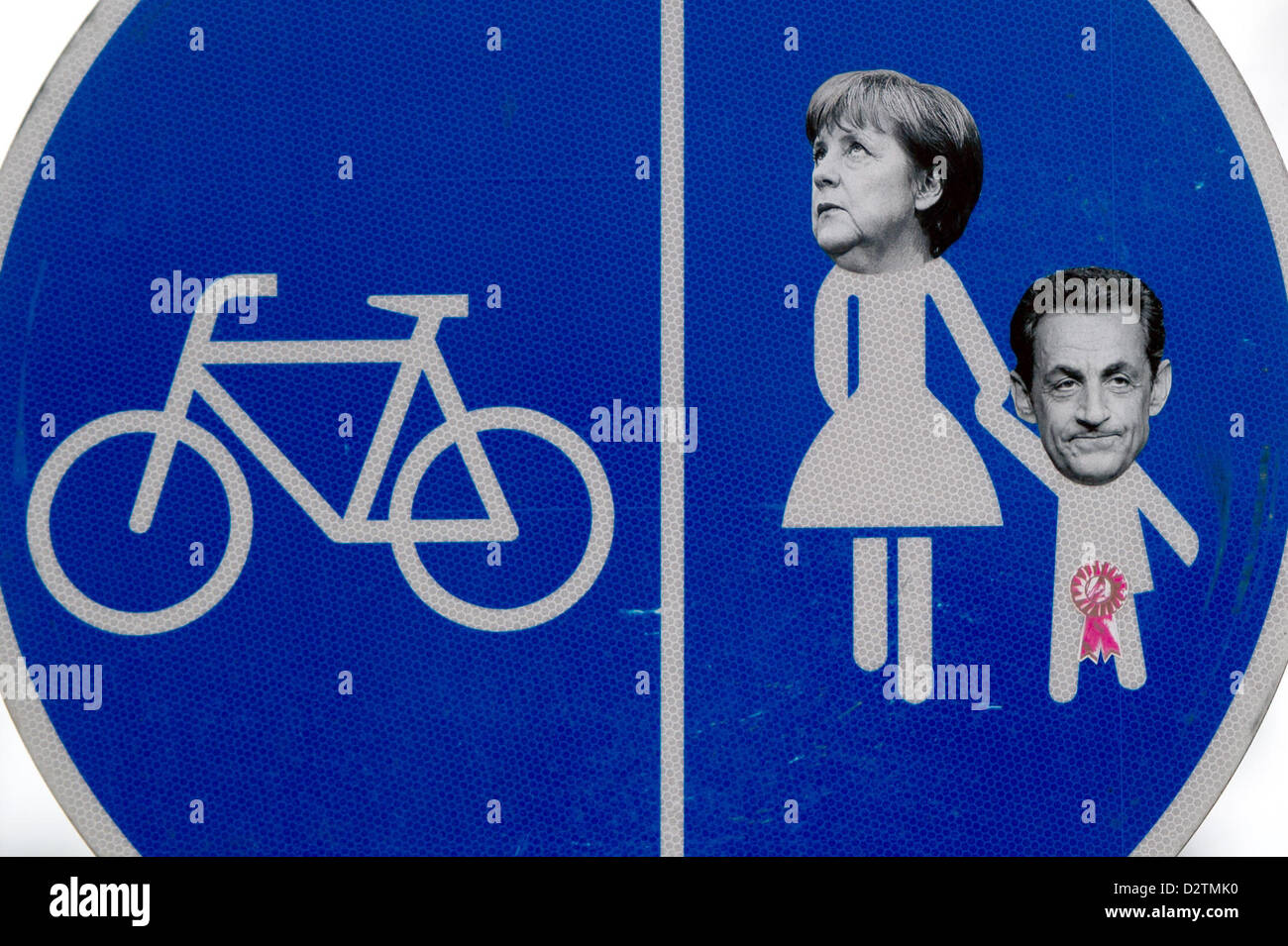 Traffic sign bicycles germany hi-res stock photography and images - Alamy