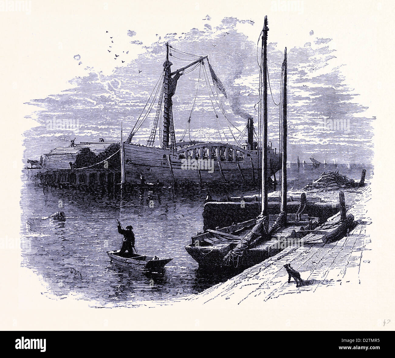 Nineteenth Century Shipping Stock Photos & Nineteenth Century Shipping ...