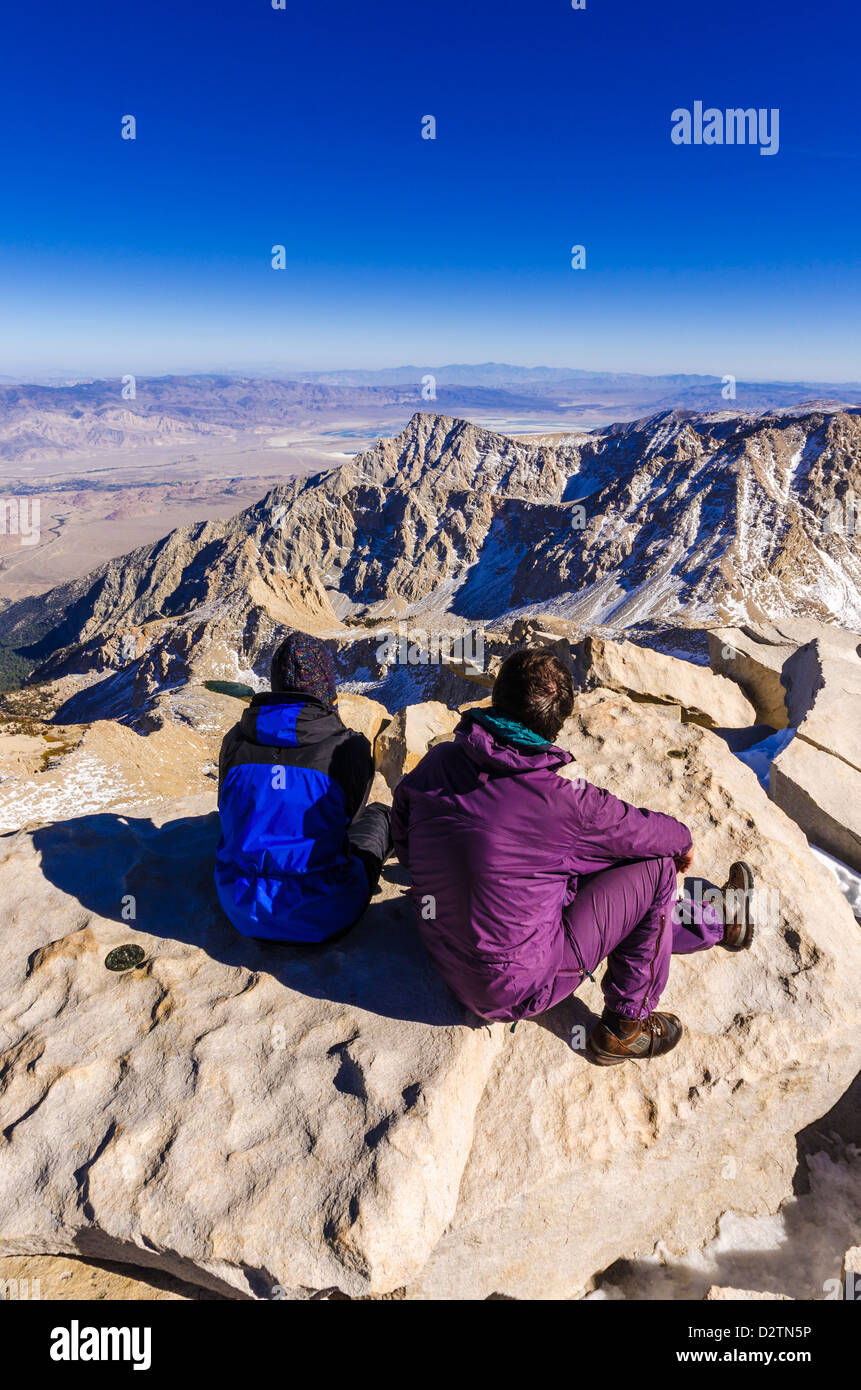 Mount whitney summit view hi-res stock photography and images - Alamy