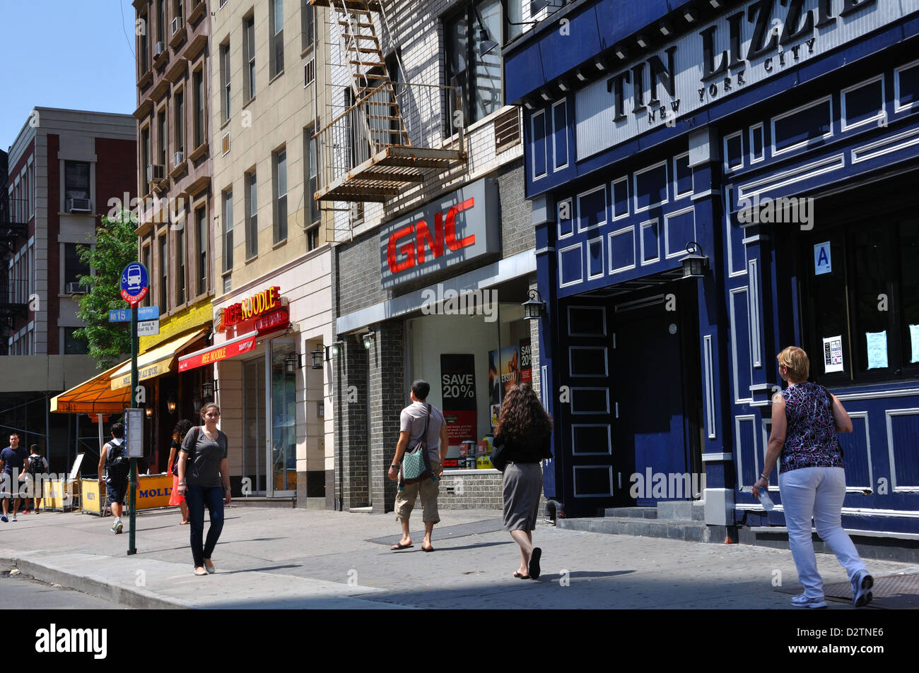 Streetscape scene in New York City, USA Stock Photo - Alamy