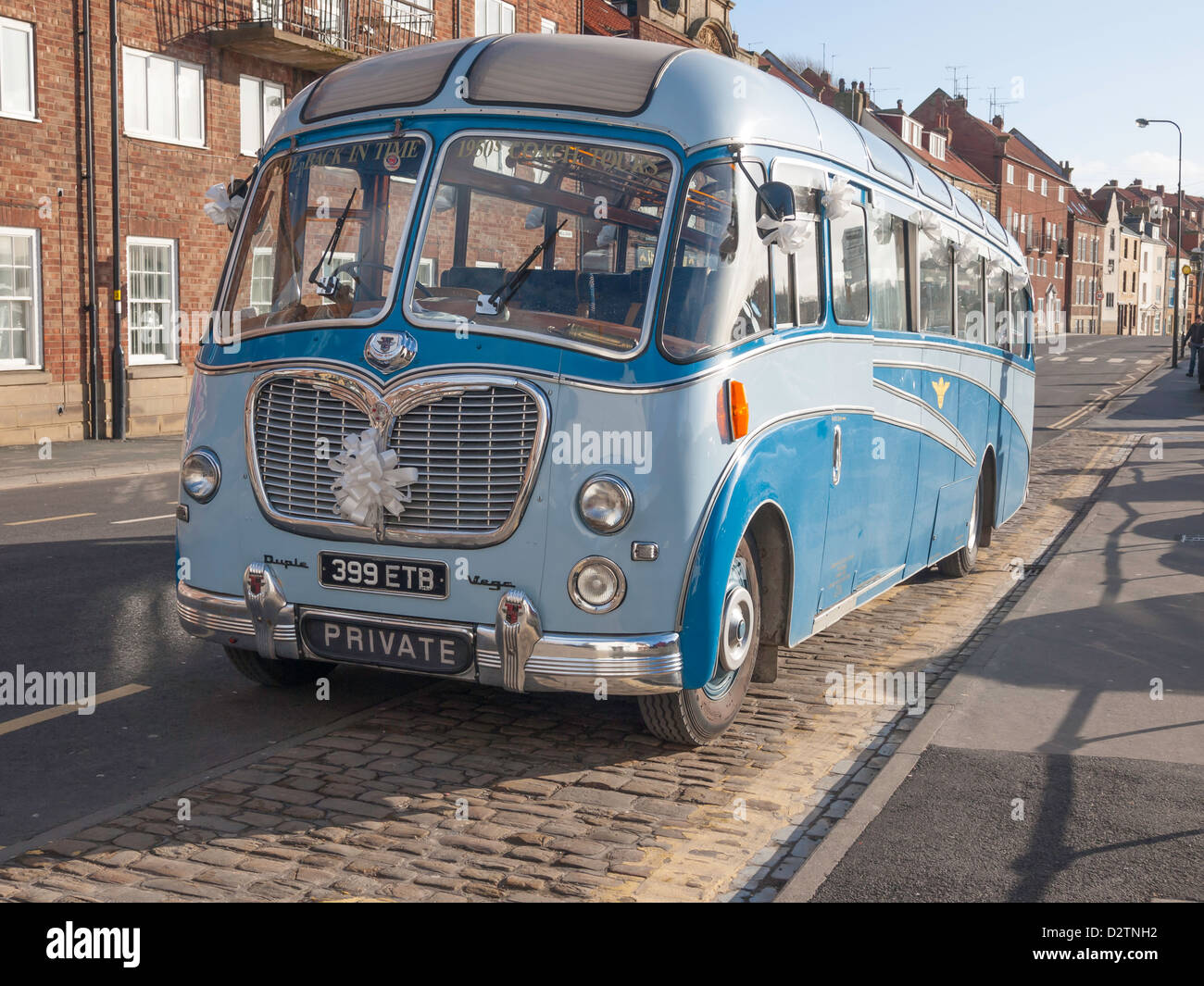 1958 Bedford SB3 Duple Vega 41 seater coach in Whitby where it is ...