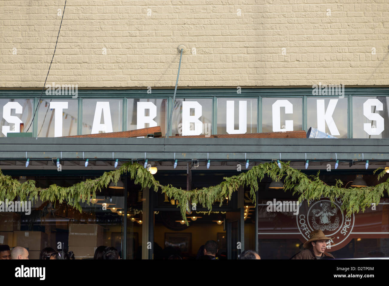 First ever Starbucks, Seattle, USA Stock Photo - Alamy