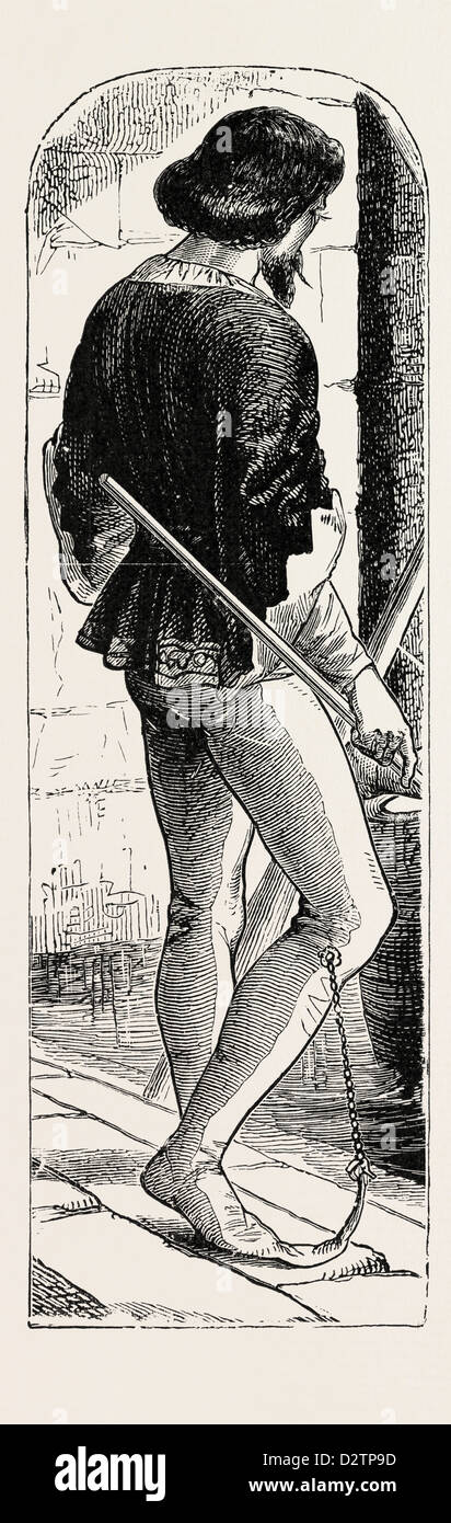 COSTUME FROM THE TIME OF RICHARD II Stock Photo - Alamy