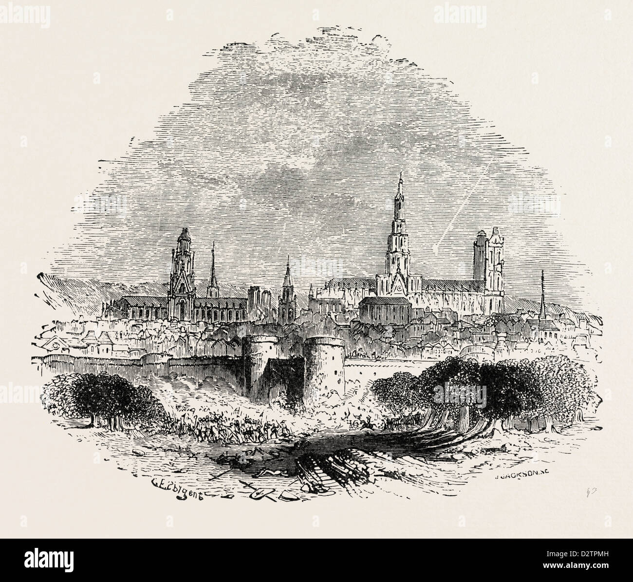 CITY OF ROUEN FRANCE Stock Photo - Alamy