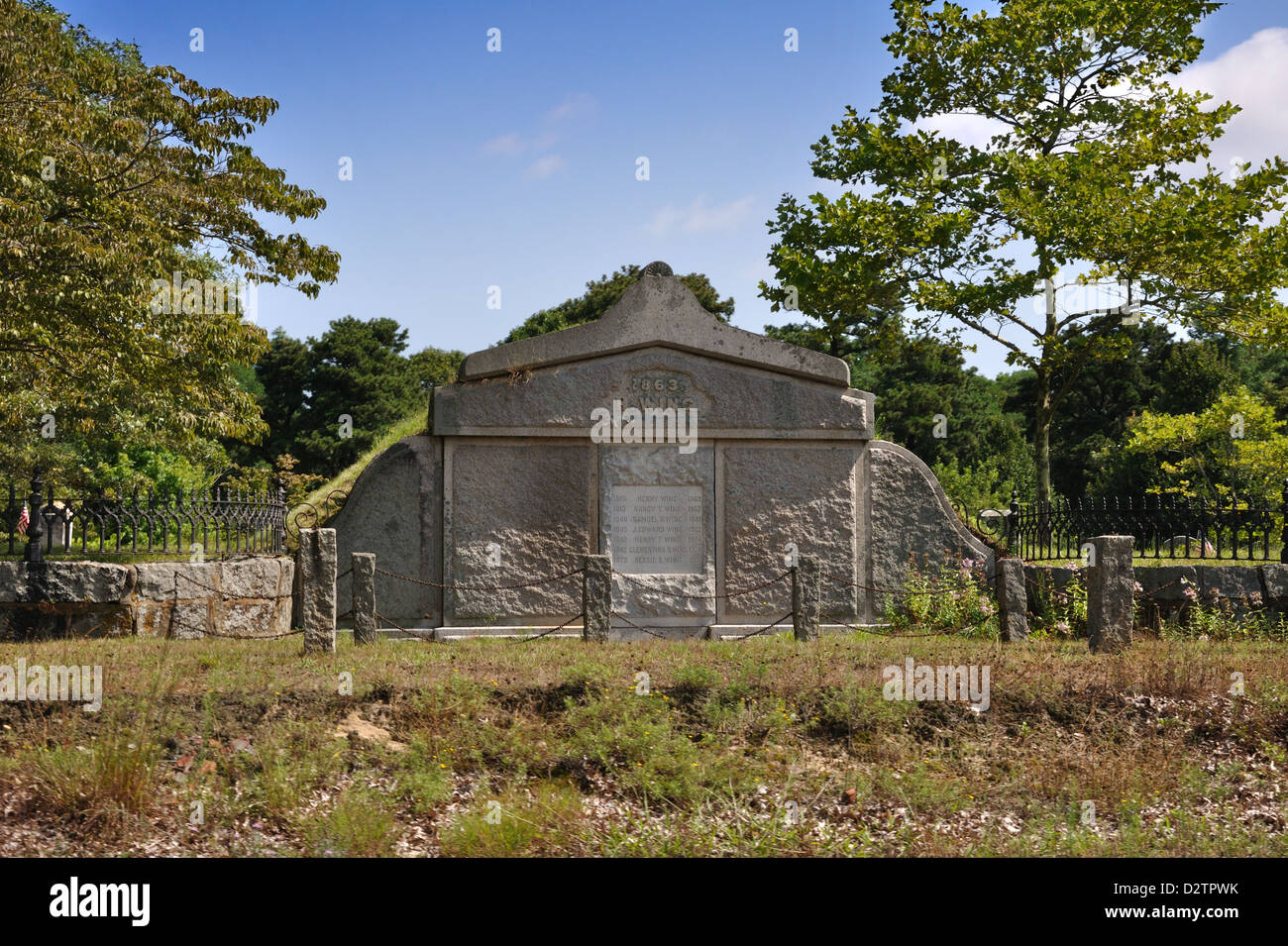 Old Cape Cod cemetery, Massachusetts, USA Stock Photo - Alamy