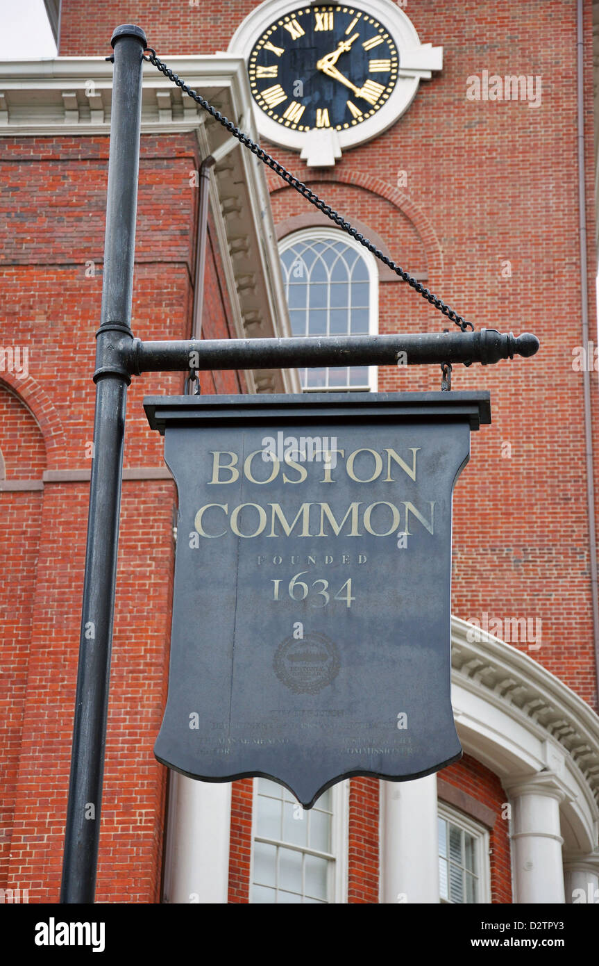 Boston common park vintage hi-res stock photography and images - Alamy