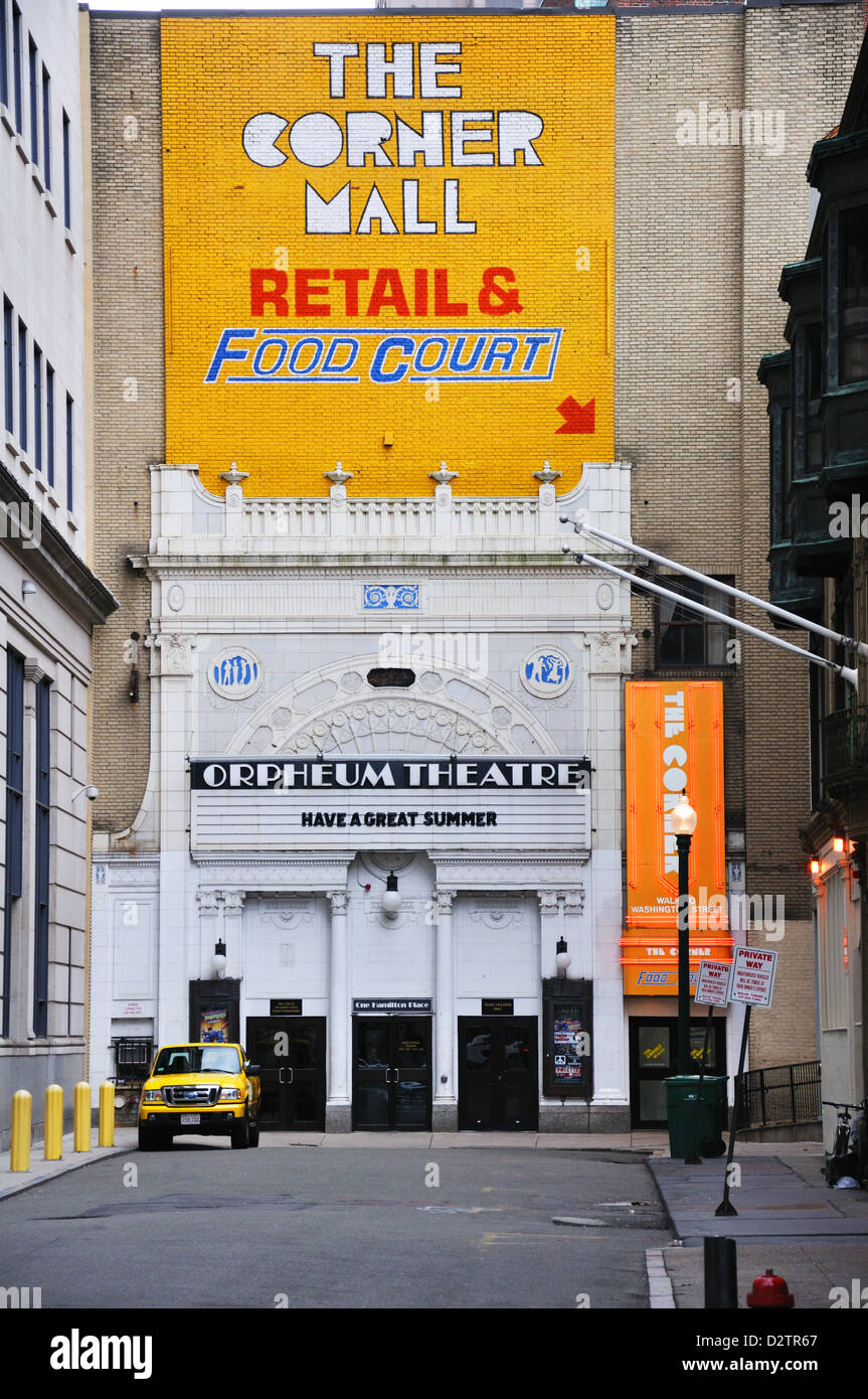 Orpheum Theatre, Boston, Massachusetts, USA Stock Photo - Alamy