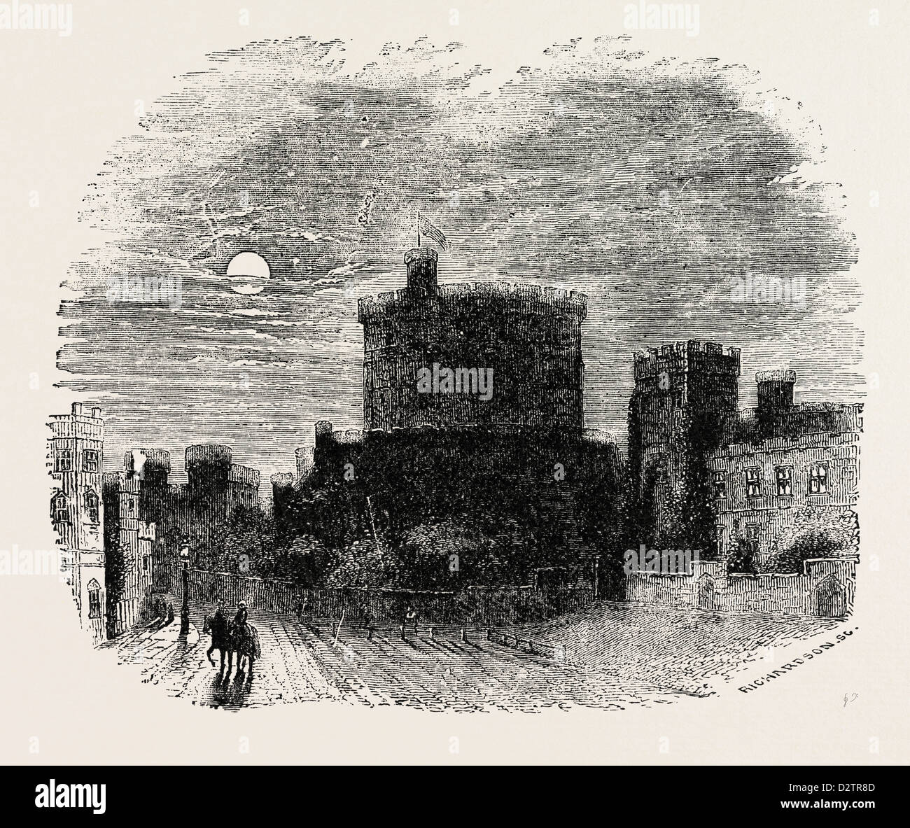THE ROUND TOWER WINDSOR CASTLE Stock Photo - Alamy