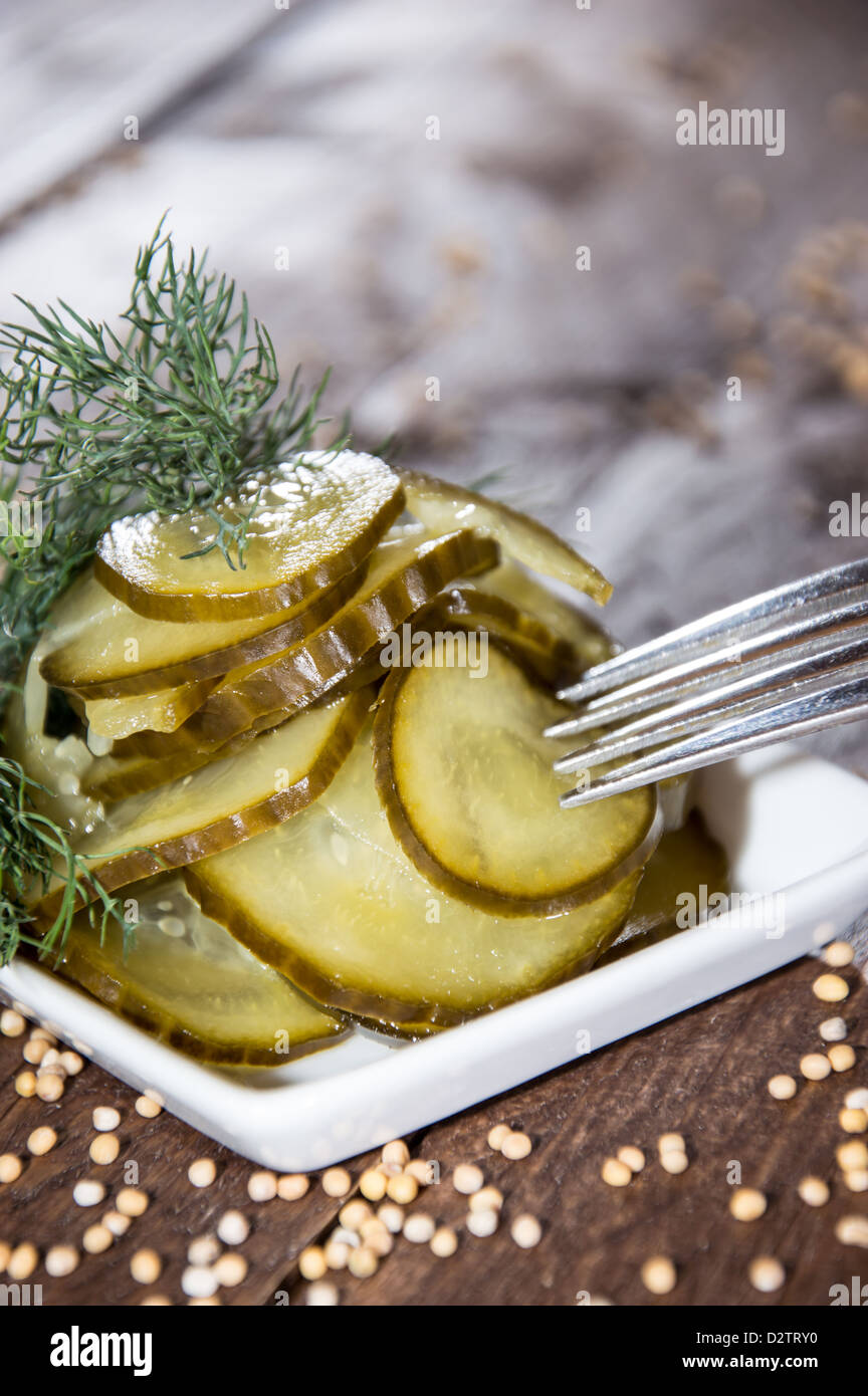 Pickled small cucumber dill hi-res stock photography and images - Alamy
