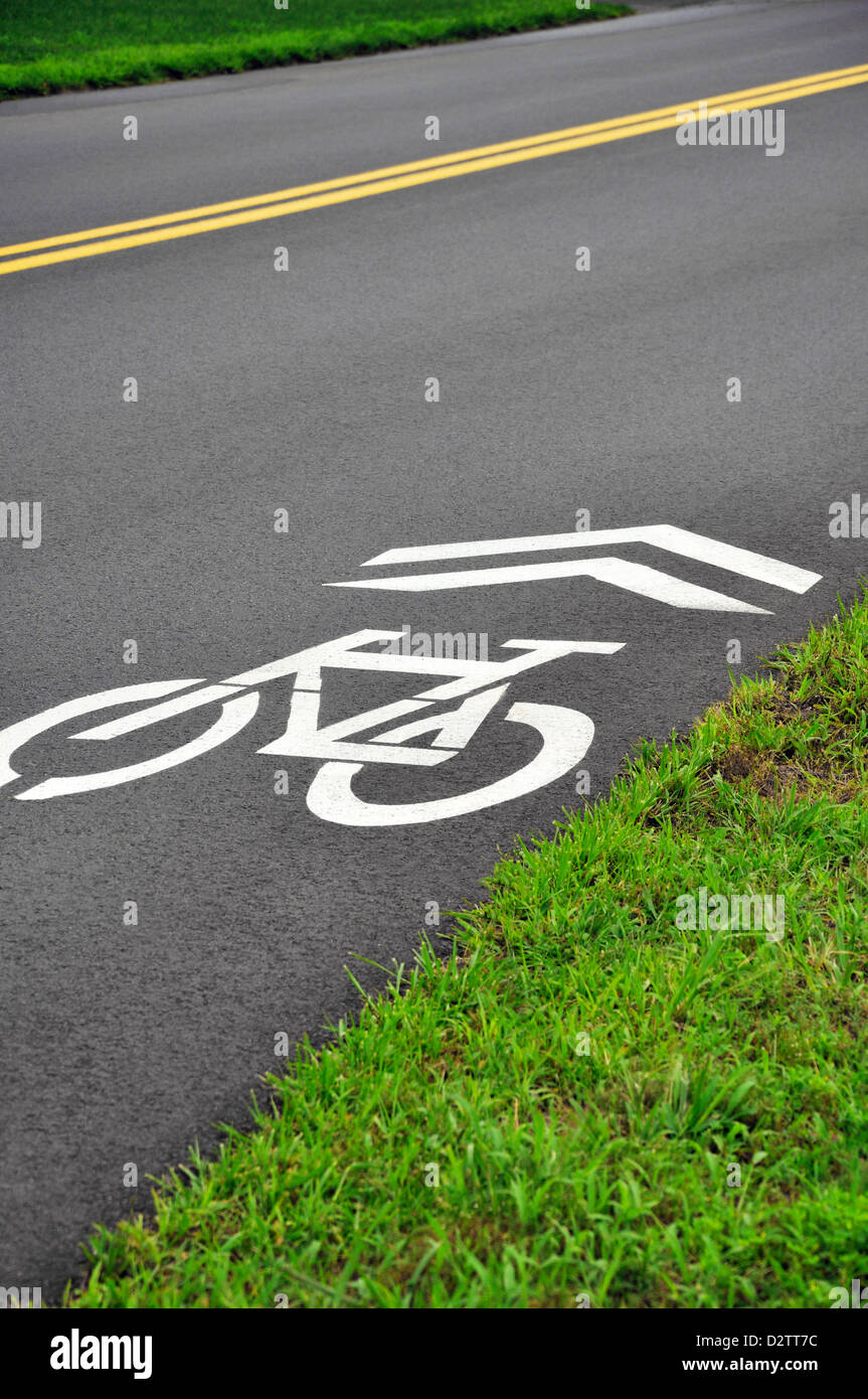 Designated bicycle bike path hi-res stock photography and images - Alamy