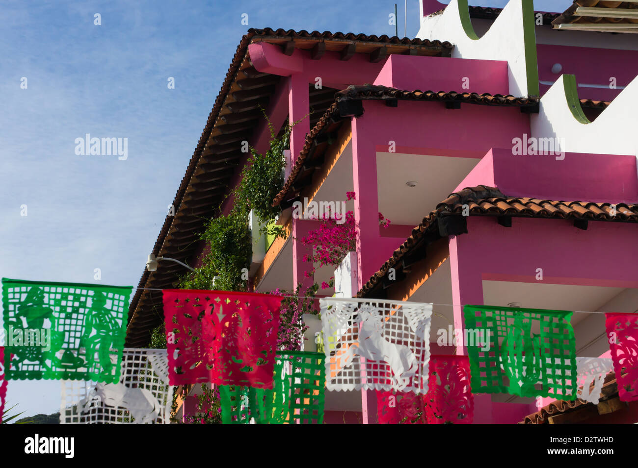rural Mexico street scene Stock Photo - Alamy