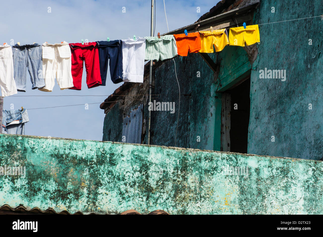 rural Mexico street scene Stock Photo - Alamy