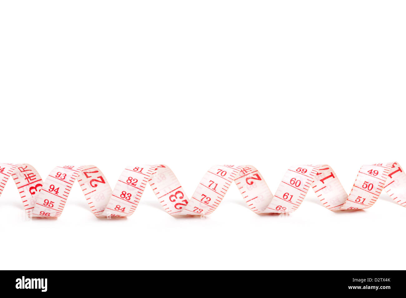 Spiral tape measure Stock Photo - Alamy