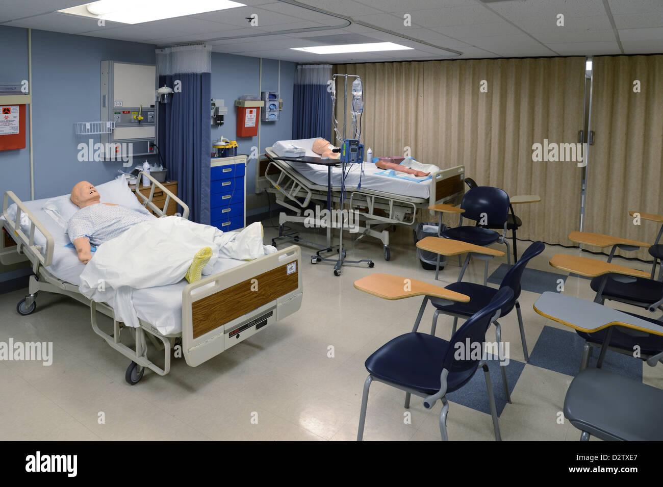 Medical School Hospital Simulation Room Stock Photo - Alamy